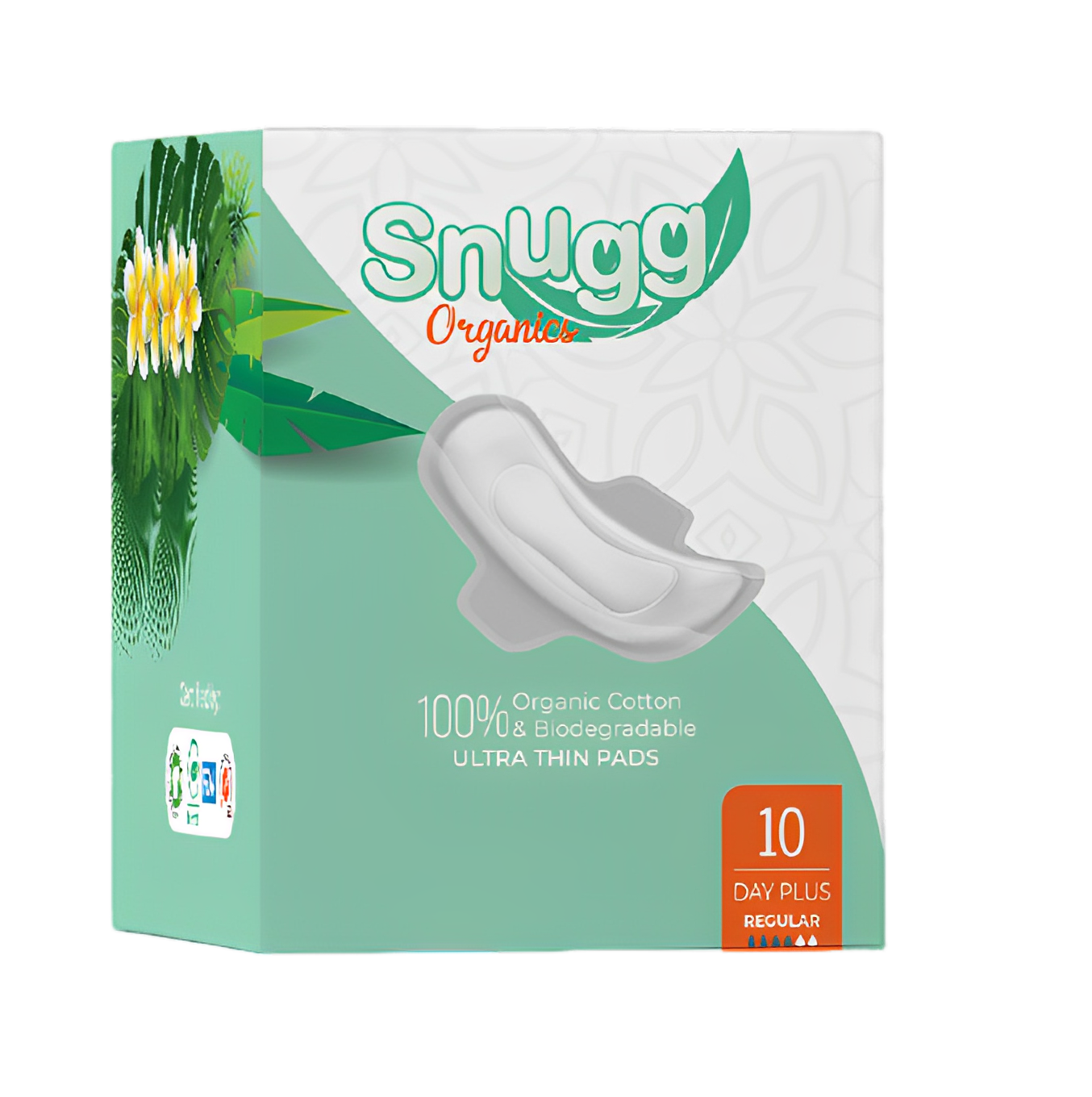 Ultra Thin Day Plus Pads (10 Pack) – Snugg Organic